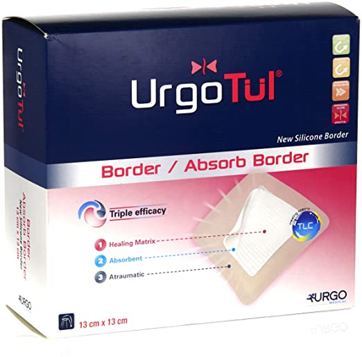 Urgotul Absorb Border Dressing 13x13cm 16uts | PromoFarma