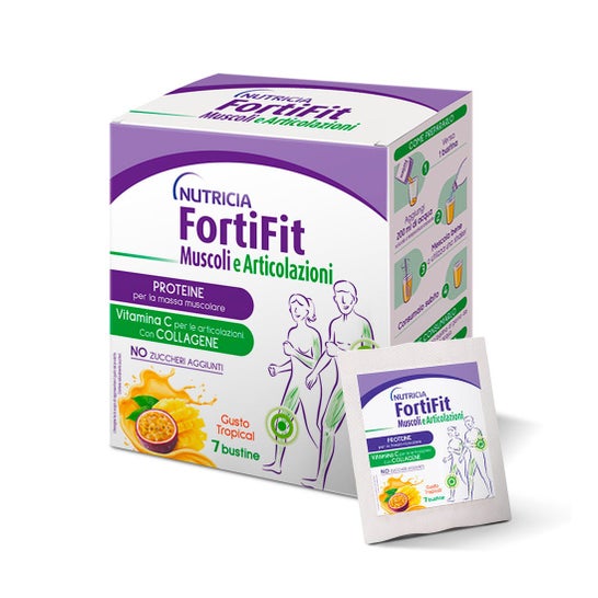 Nutricia FortiFit Músculos y Articulaciones Tropical 7 Sobres | PromoFarma
