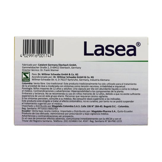 Lasea 80mg 28 cápsulas blandas | PromoFarma