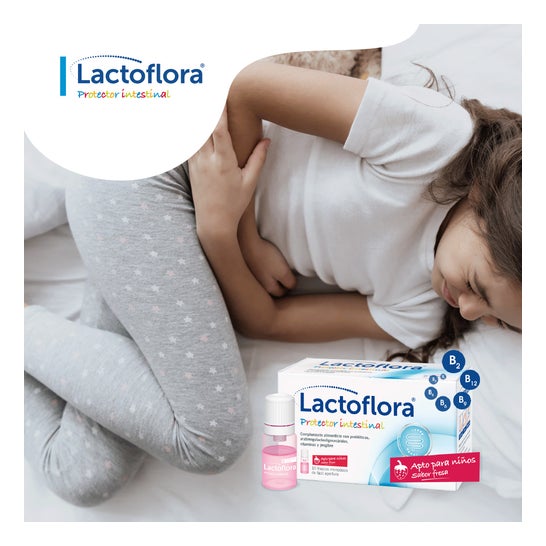 Lactoflora Probiotic Intestinal Protector for Children Strawberry ...