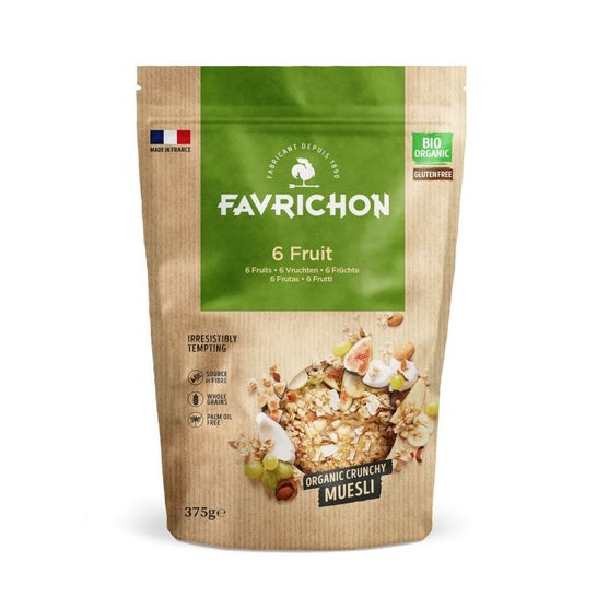 Joseph Favrichon Crunchy Muesli 6 Fruits 375g | PromoFarma