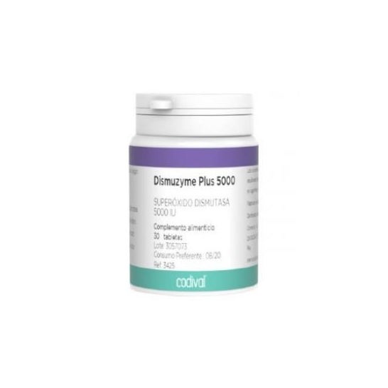 Codival Dismuzyme Plus 5000 S.O.D 30comp | PromoFarma