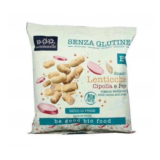 Sottolestelle Snack de Lentejas y Cebolla Bio Sin Gluten 60g | PromoFarma