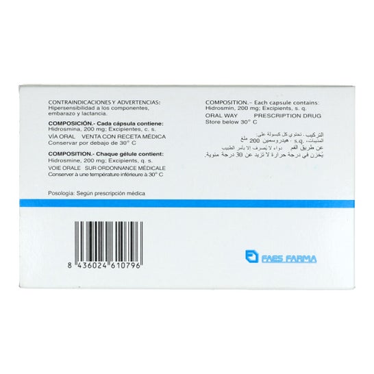 Venosmil 200mg 60caps | PromoFarma