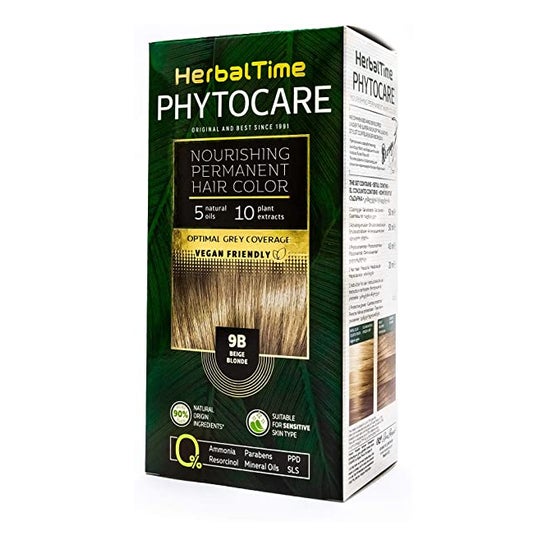 Herbal Time Permanent Hair Color Phytocare 9B 100ml | PromoFarma