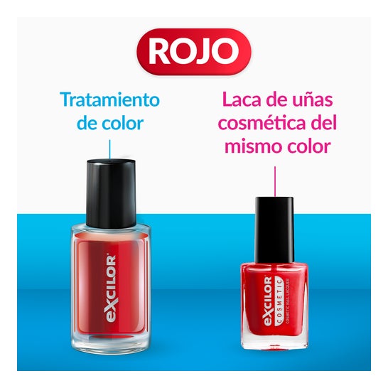 Excilor Forte Color Red Esmalte Tratamiento de la Micosis de las Uñas ...