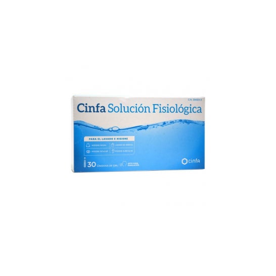 Cinfa solución fisiológica 20uts | PromoFarma