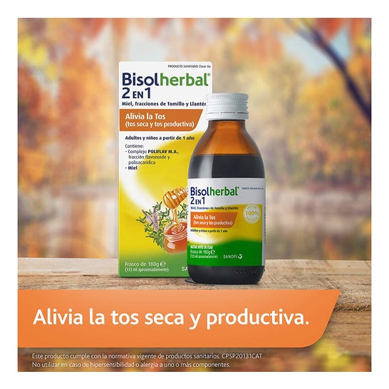 Bisolherbal 2 in 1 Syrup 180 g | PromoFarma