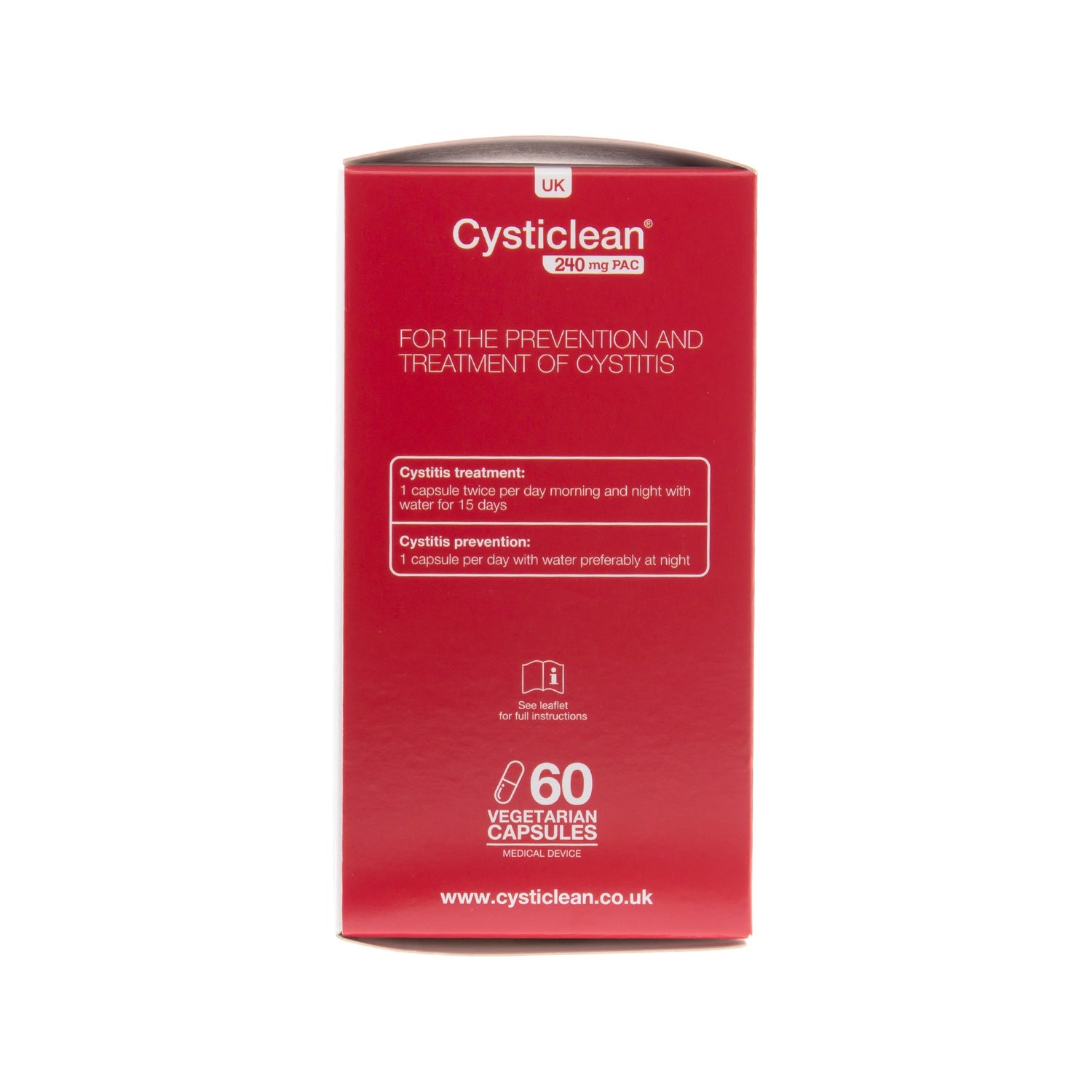Cysticlean 240mg 60caps | PromoFarma