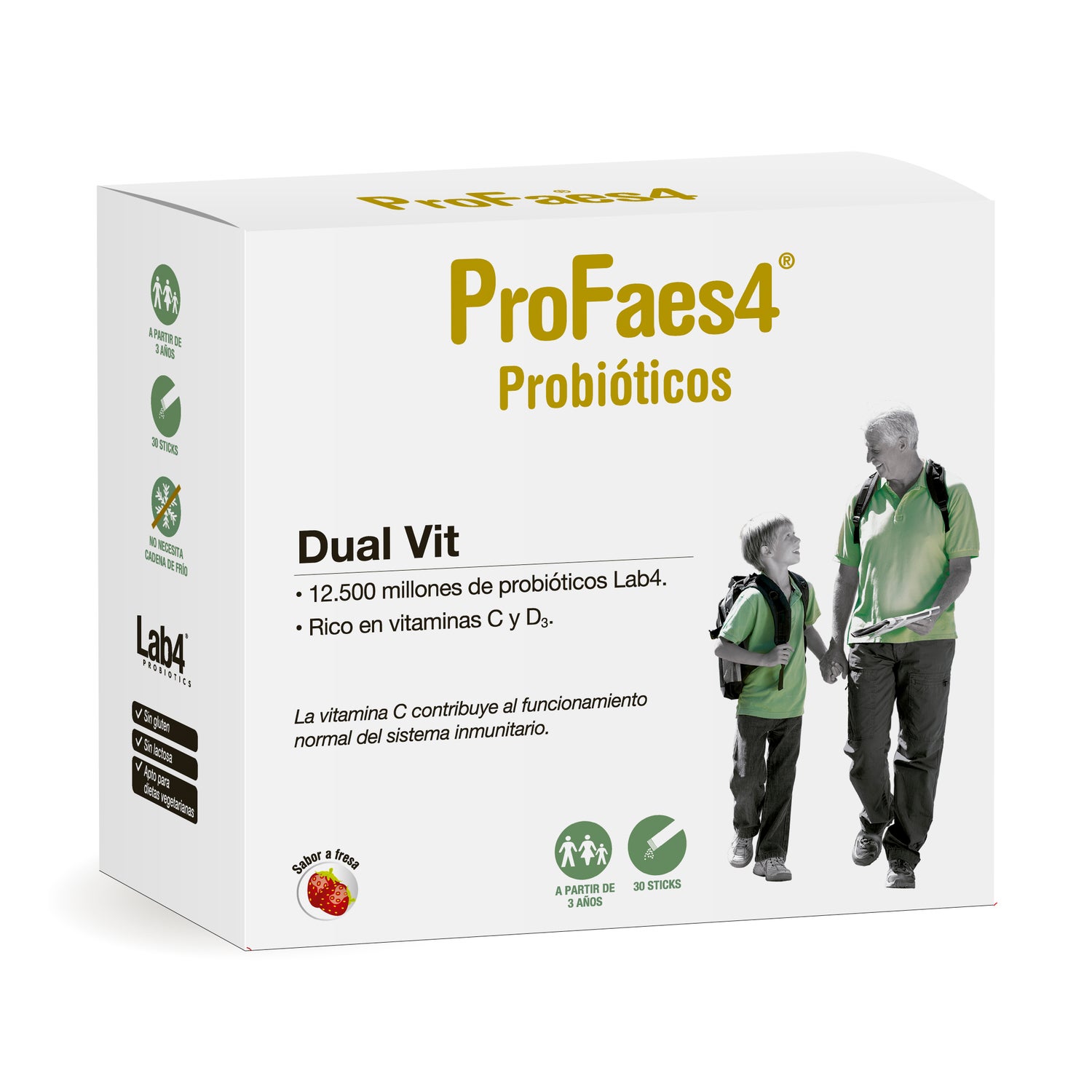 ProFaes4 Probióticos Dual Vit 30 sticks | PromoFarma