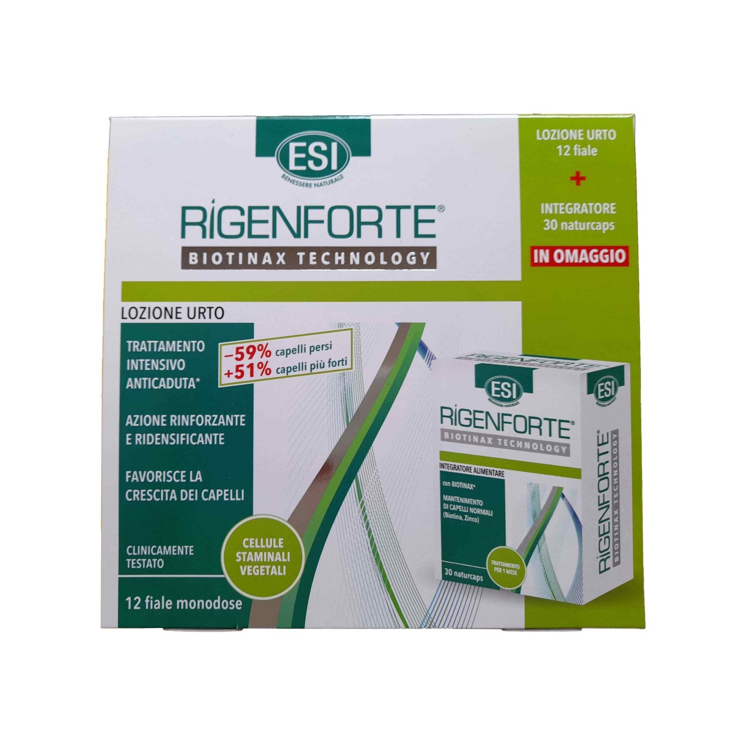 Esi Rigenforte Kit Loción Urto + 30caps | PromoFarma
