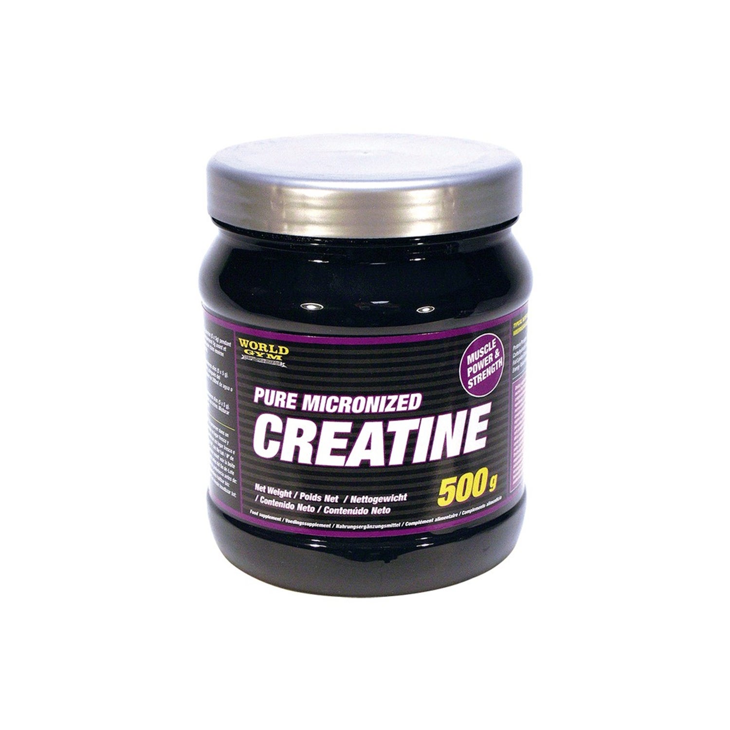 World Gym Micronized Creatine 500g | PromoFarma