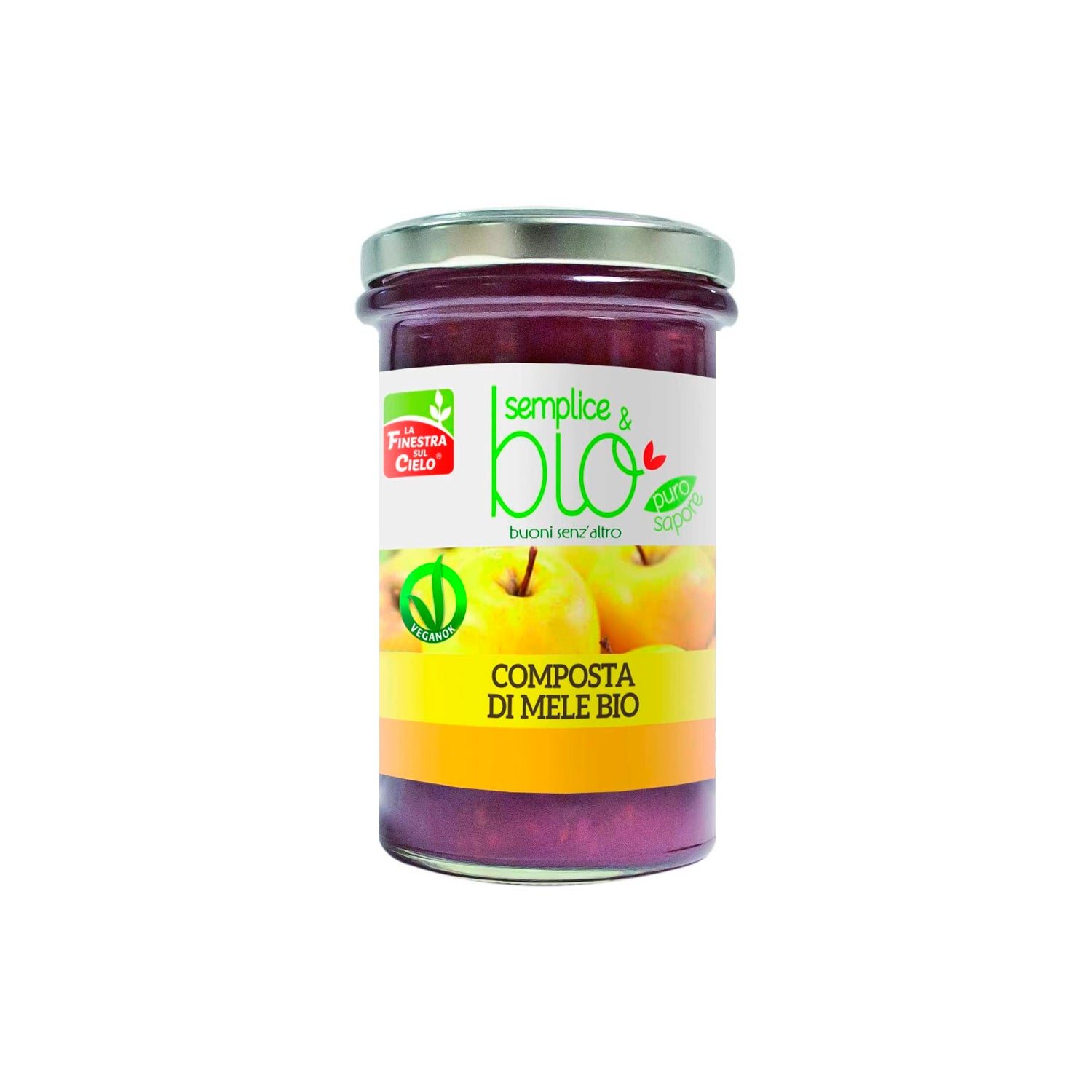 La Finestra sul Cielo Compota de Manzana Bio 320g | PromoFarma